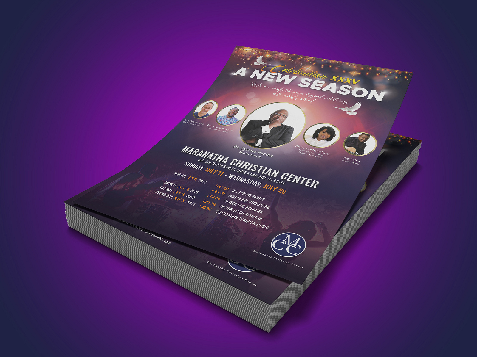 Church Celebration Flyer by Dammike Jayaweera on Dribbble