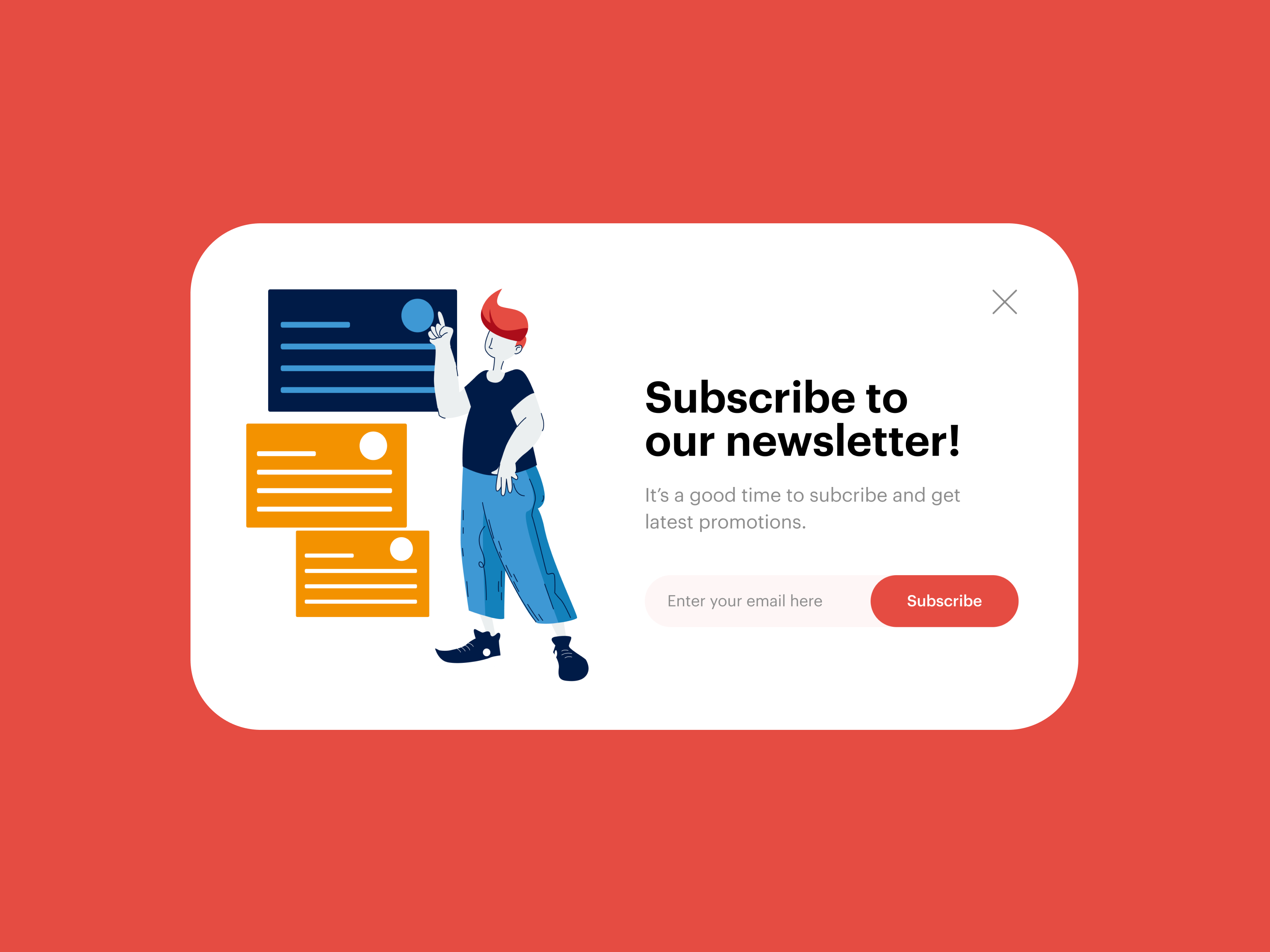 Daily UI #016 Pop-Up / Overlay by Anastasia Mironova on Dribbble