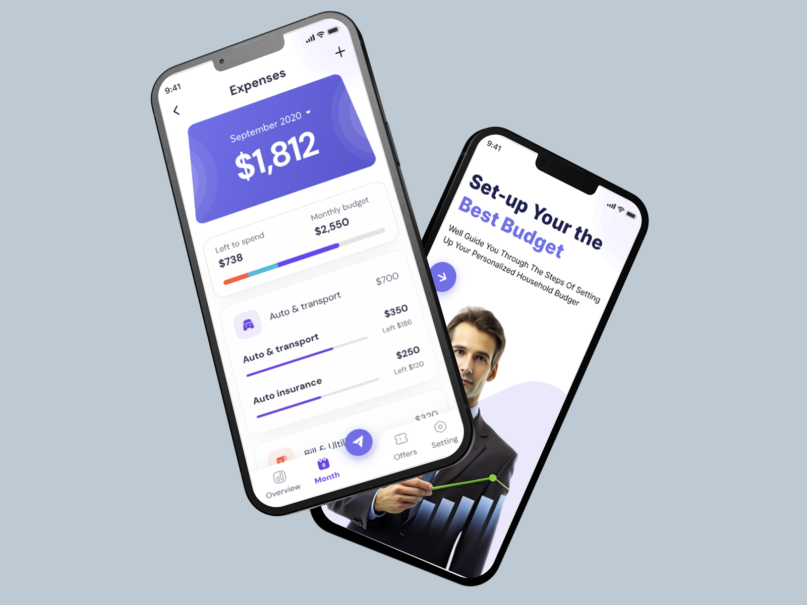 Budgeting mobile app Ui Design by Jarviz Lab || UI/UX Design Agency ...