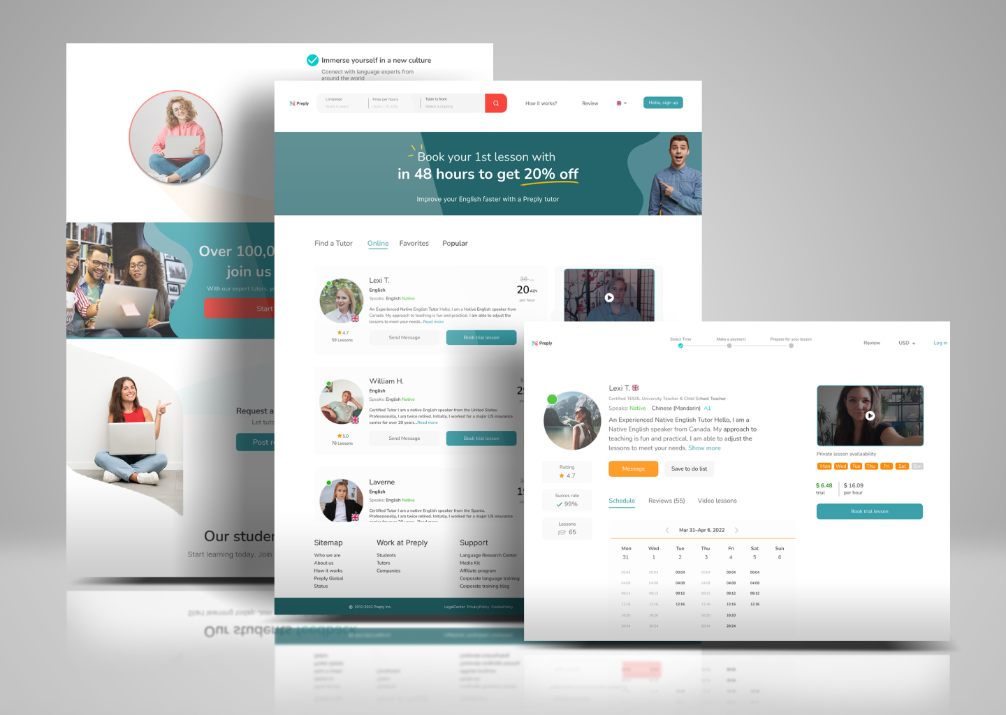 Preply website redesign by Rana Mammadli on Dribbble