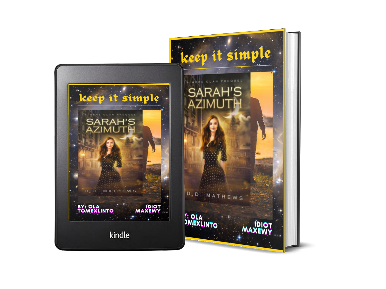 book cover design sample by Nora Greatness on Dribbble