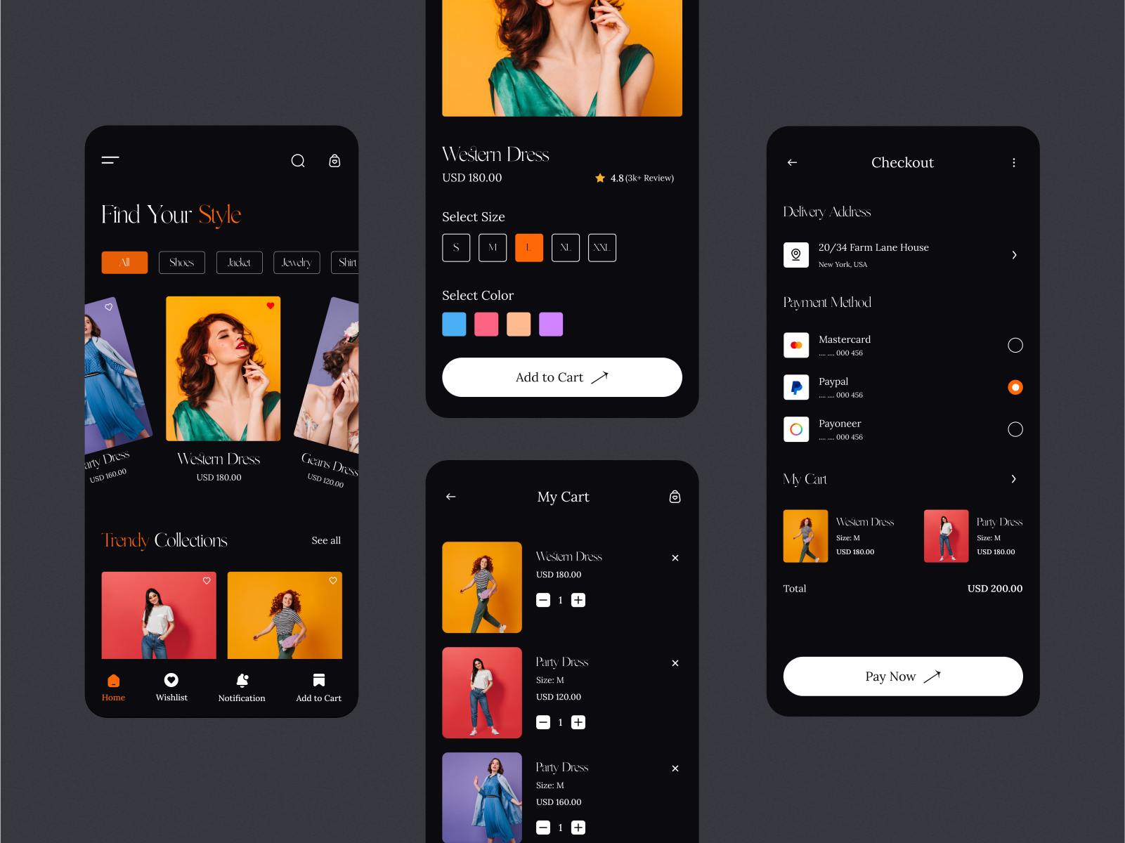 Fashion Store - Mobile App by Backbencher UI/UX for Backbencher Studio on Dribbble