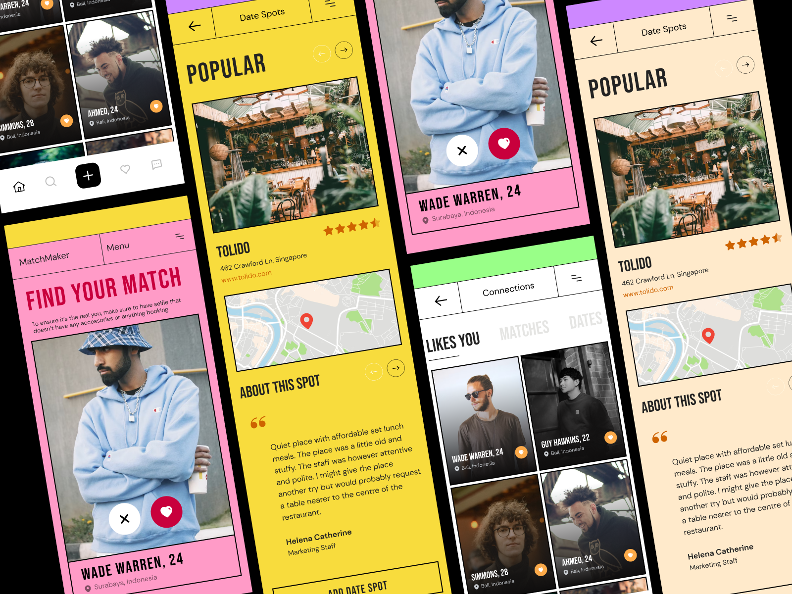 Dating App Design Mobile App by lazy kar for LazyInterface UI UX Team on Dribbble