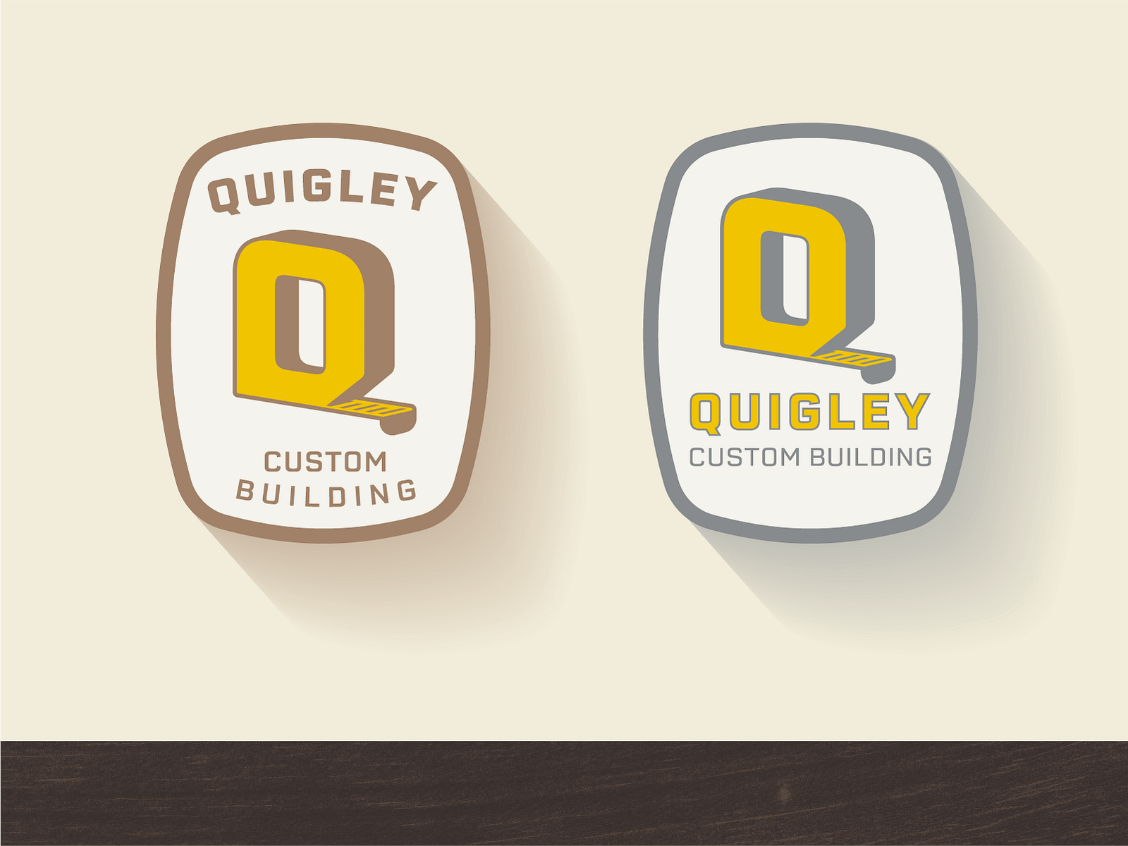 Quigley Custom Badges by Michael Banich on Dribbble