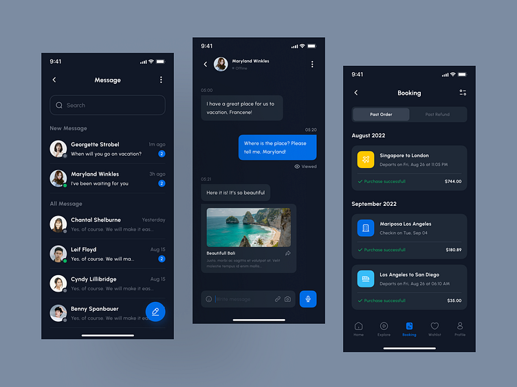 Traveline - Travel and Lifestyle App UI Kit by Unpixel Design on Dribbble