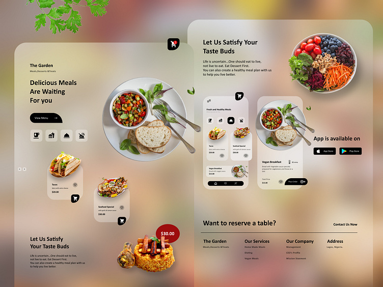 Restaurant Menu Design by David Edikan on Dribbble
