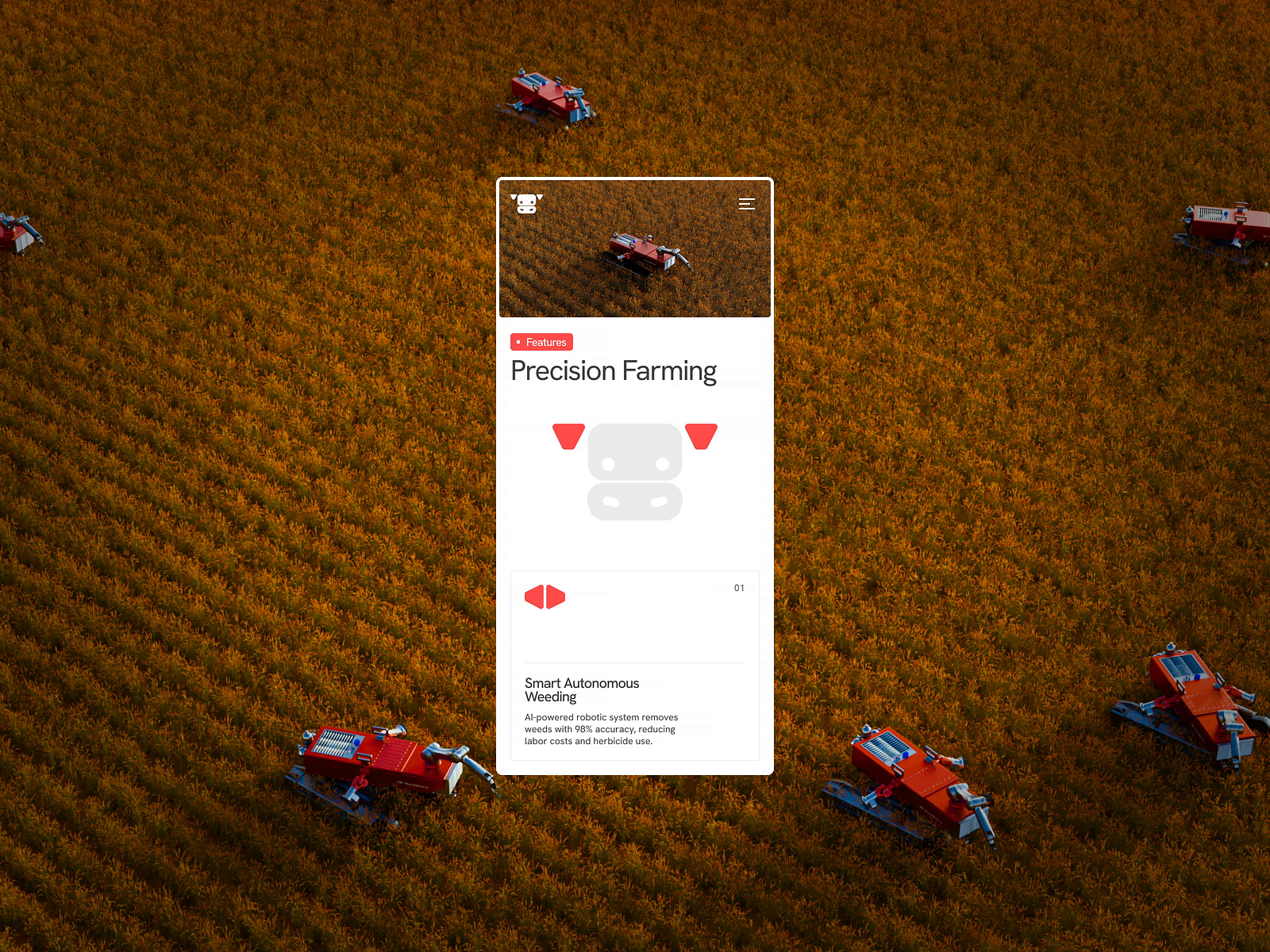 AI Robotics mobile adaptation app design RedBarn by Lazarev. | Mobile ...