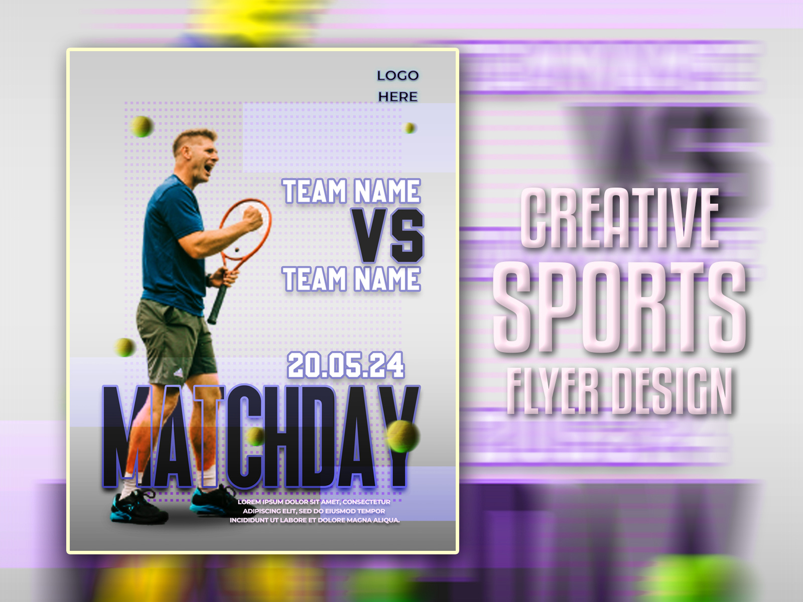 Creative Sports Flyer Design Template by Injamul_iman22 on Dribbble