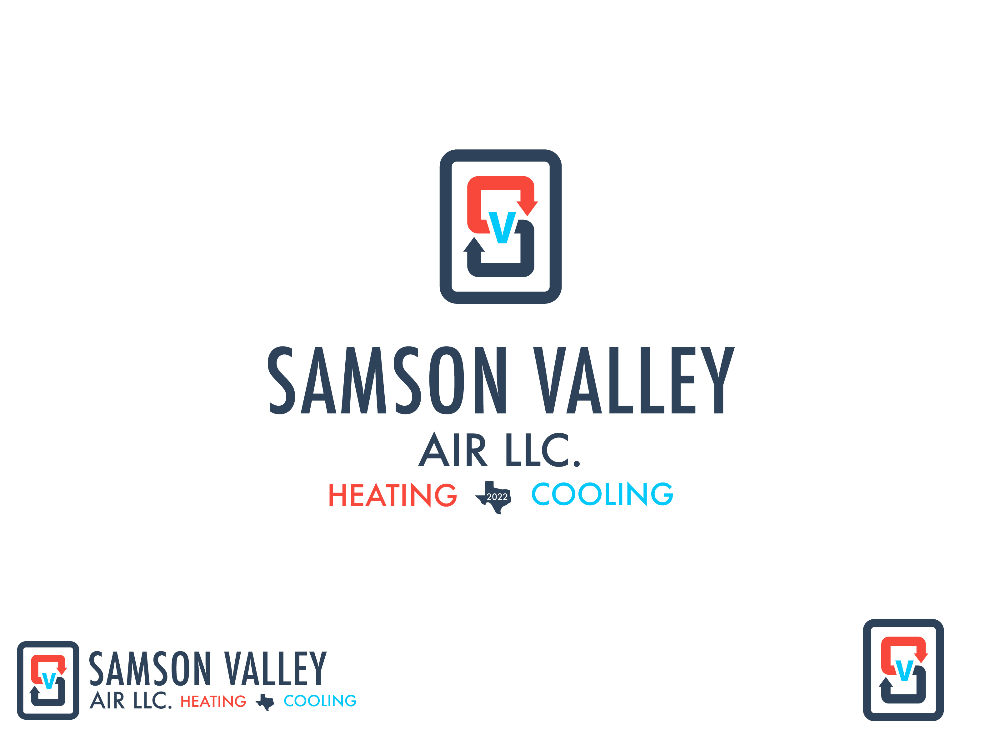 Samson Valley Service Concept Logos by Darral Garner Design on Dribbble