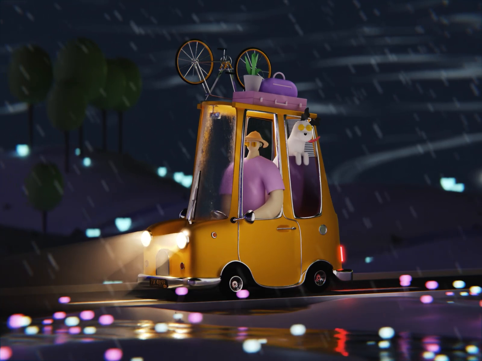 3D Animation: A day out by Abron Studio on Dribbble