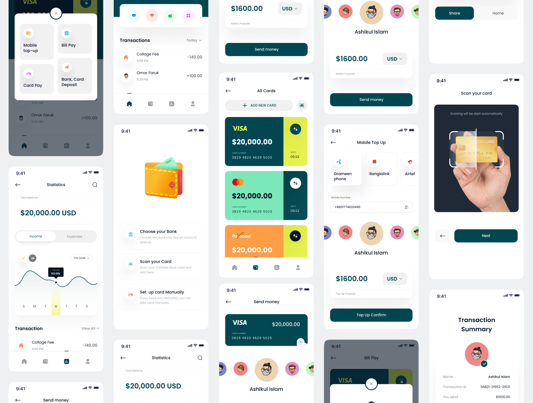 Fin-Tech Mobile App Design by Anthony Omenya on Dribbble