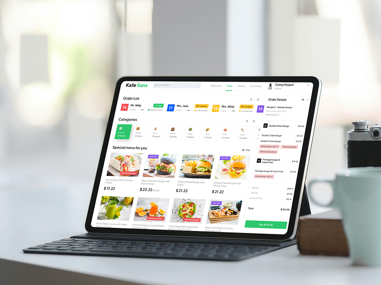 SanPOS - Restaurant POS System by Rizki 🌱 for Sans Brothers on Dribbble