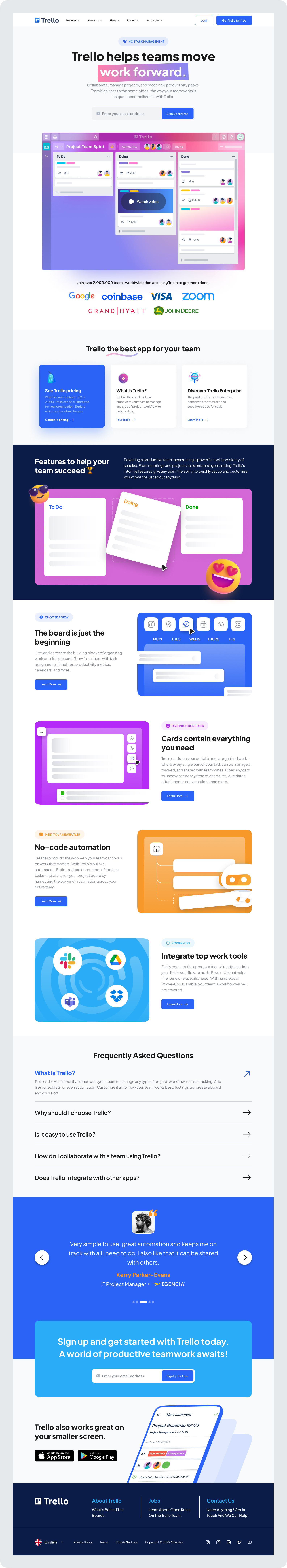 Trello Website Redesign - UI Case Study by Rijal for Sogee on Dribbble