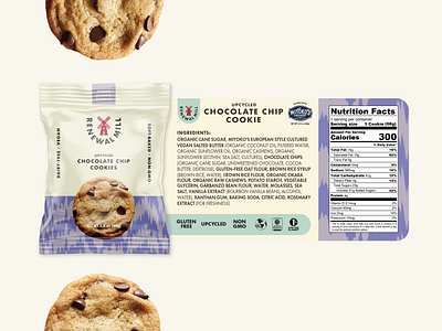Chocolate Chip Cookie Label Design by Darkroast.co on Dribbble