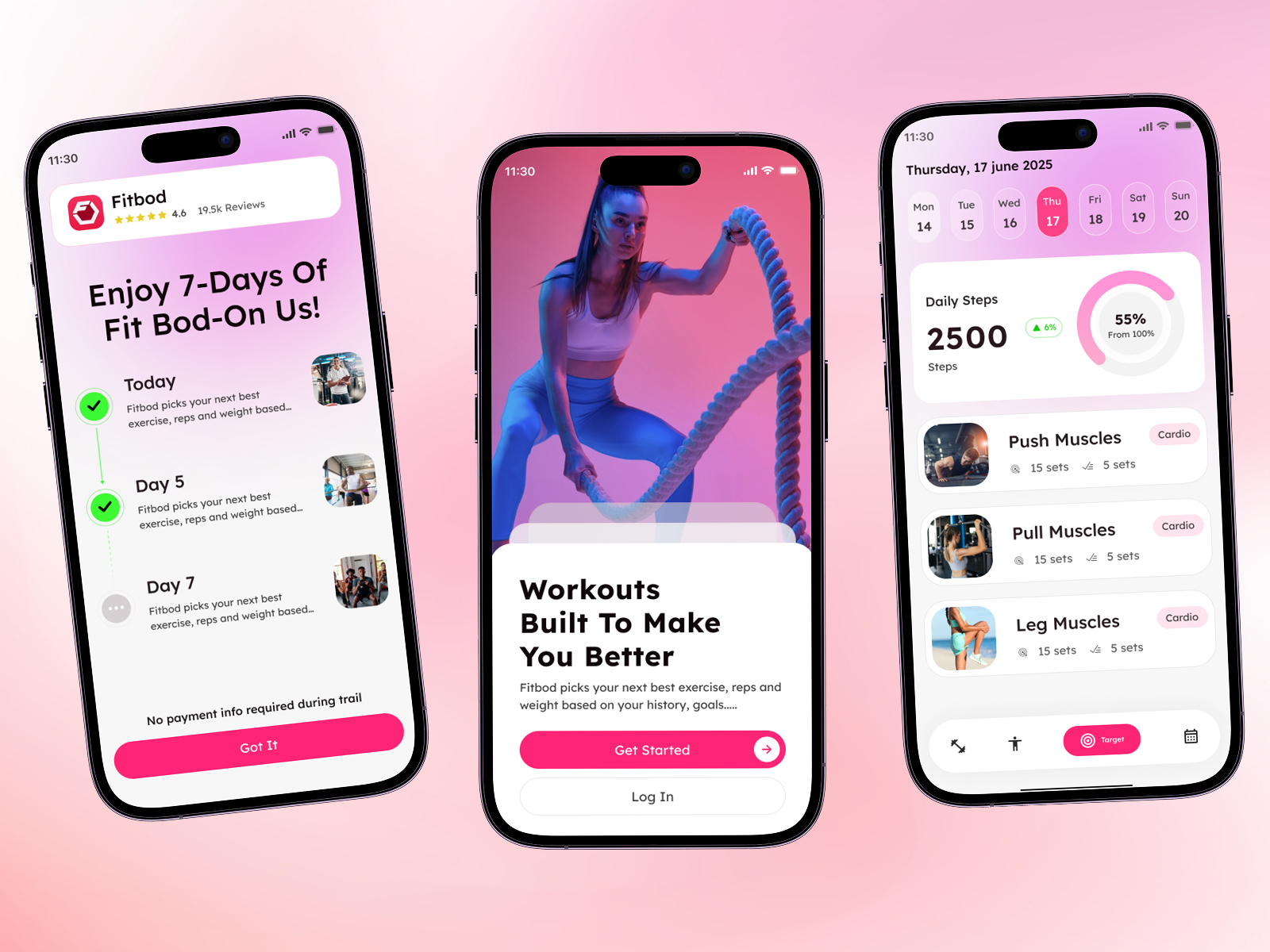 Workout mobile app UI concept by Imran Khan on Dribbble