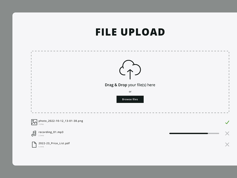File Upload designs, themes, templates and downloadable graphic ...