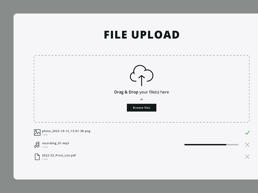 File Upload designs, themes, templates and downloadable graphic ...