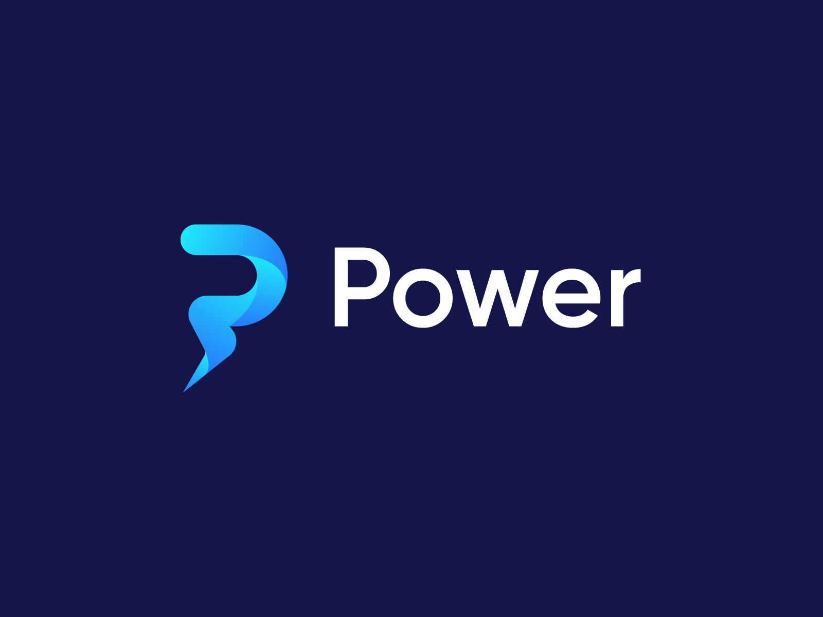 power logo by Razib Hossain on Dribbble