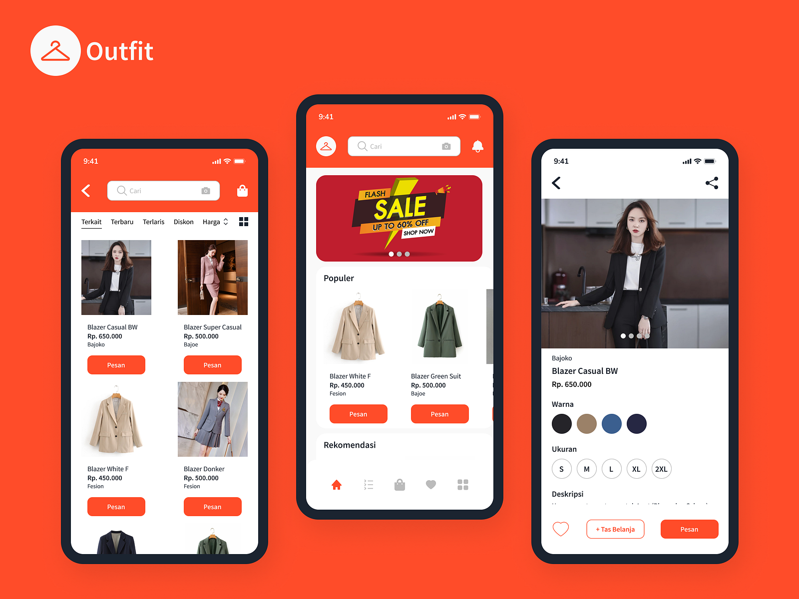 Outfit - Fashion Ecommerce Mobile App by Afridol on Dribbble