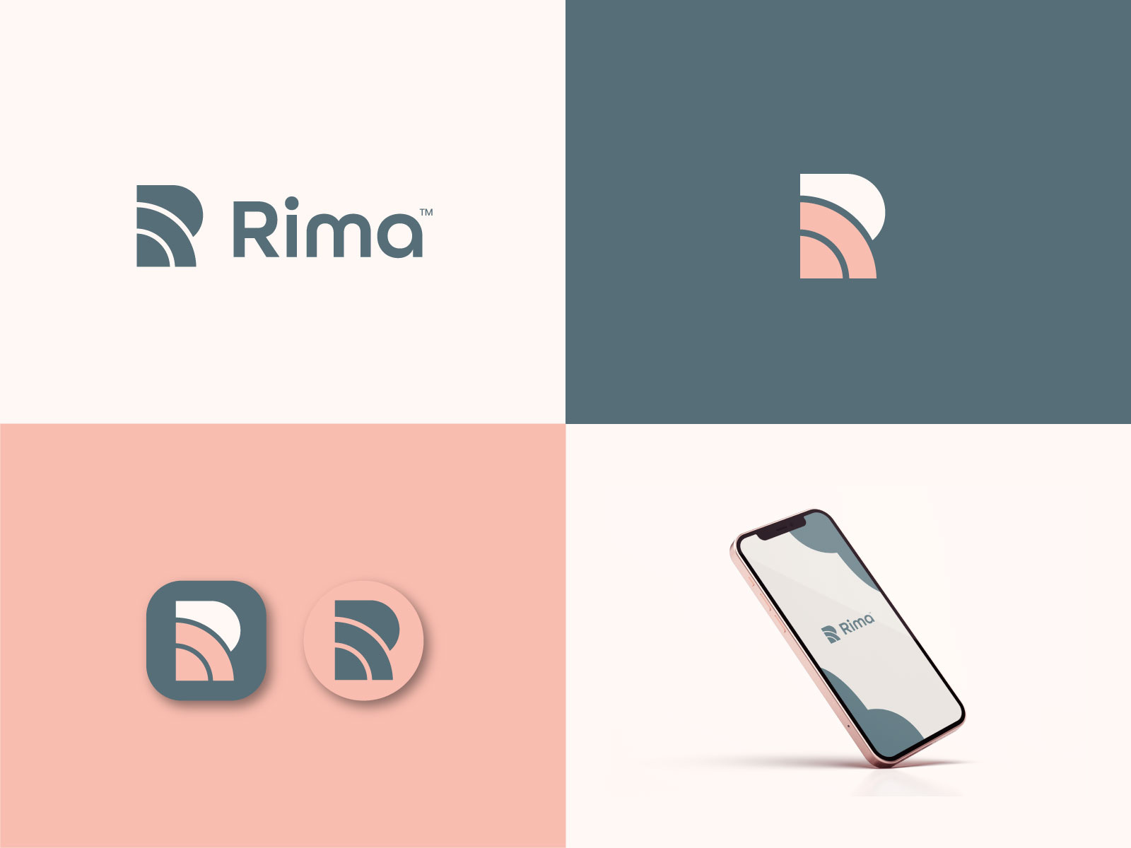 Rima logo by Arafat on Dribbble