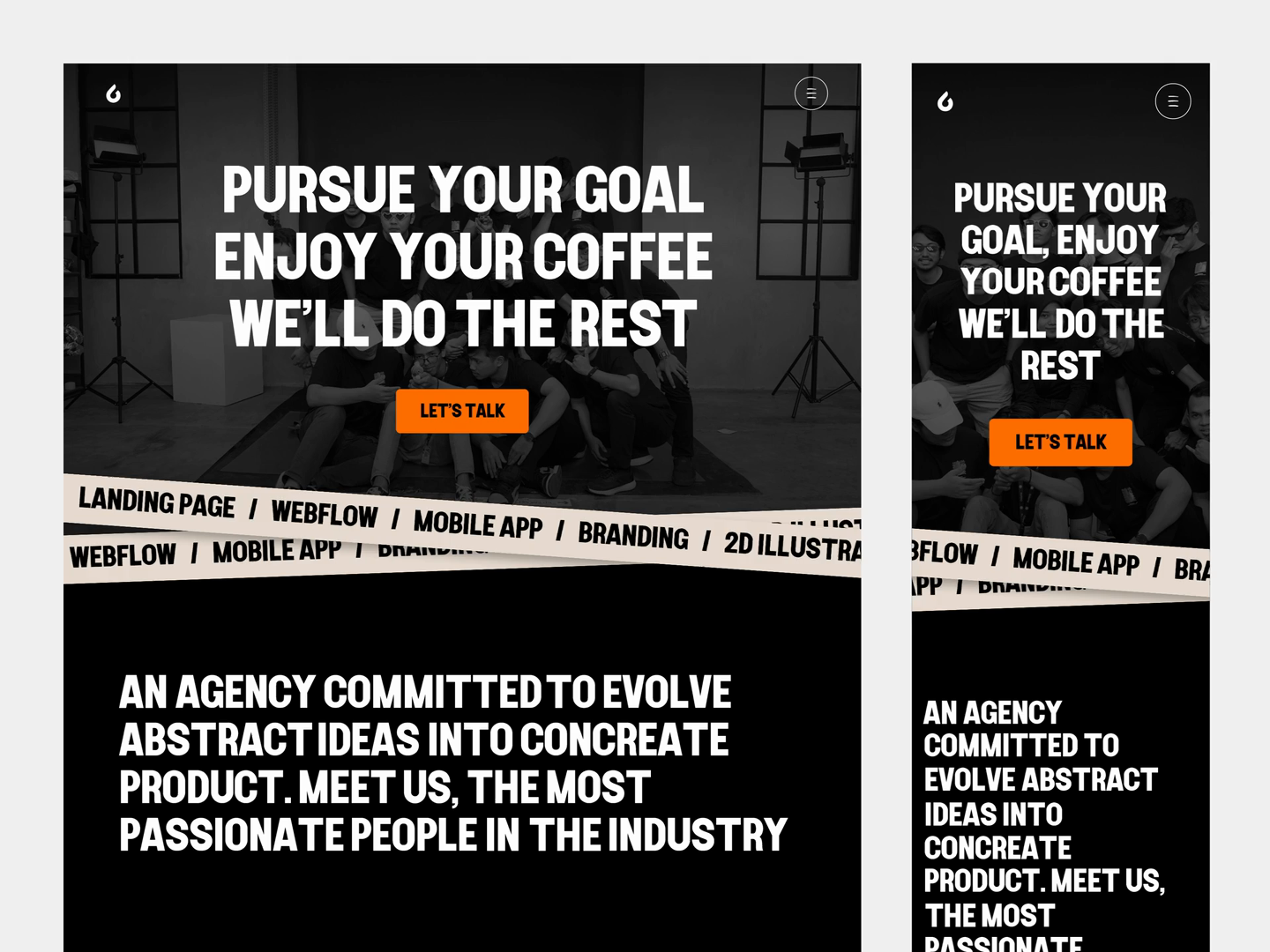 Odama Landing Page Responsive Design By Happy Milliarta For Odama On