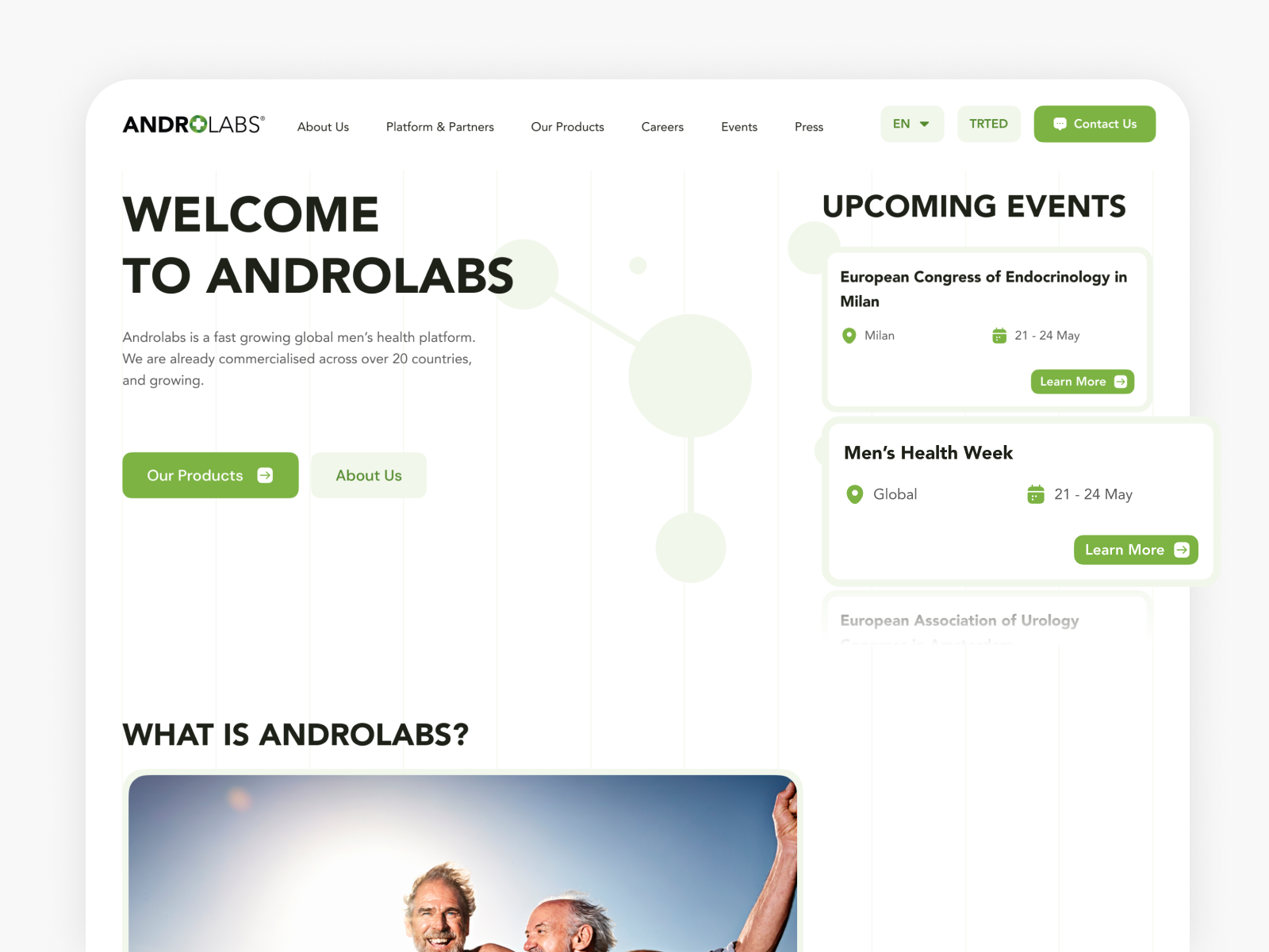 Androlabs | Germany Medical Scientific Website by The Ash Product on Dribbble