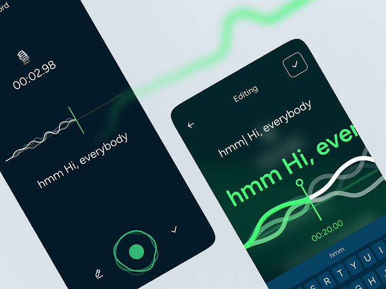Voice Recognition App By Alexander Kontsevoy For Ronas It Uiux Team On Dribbble