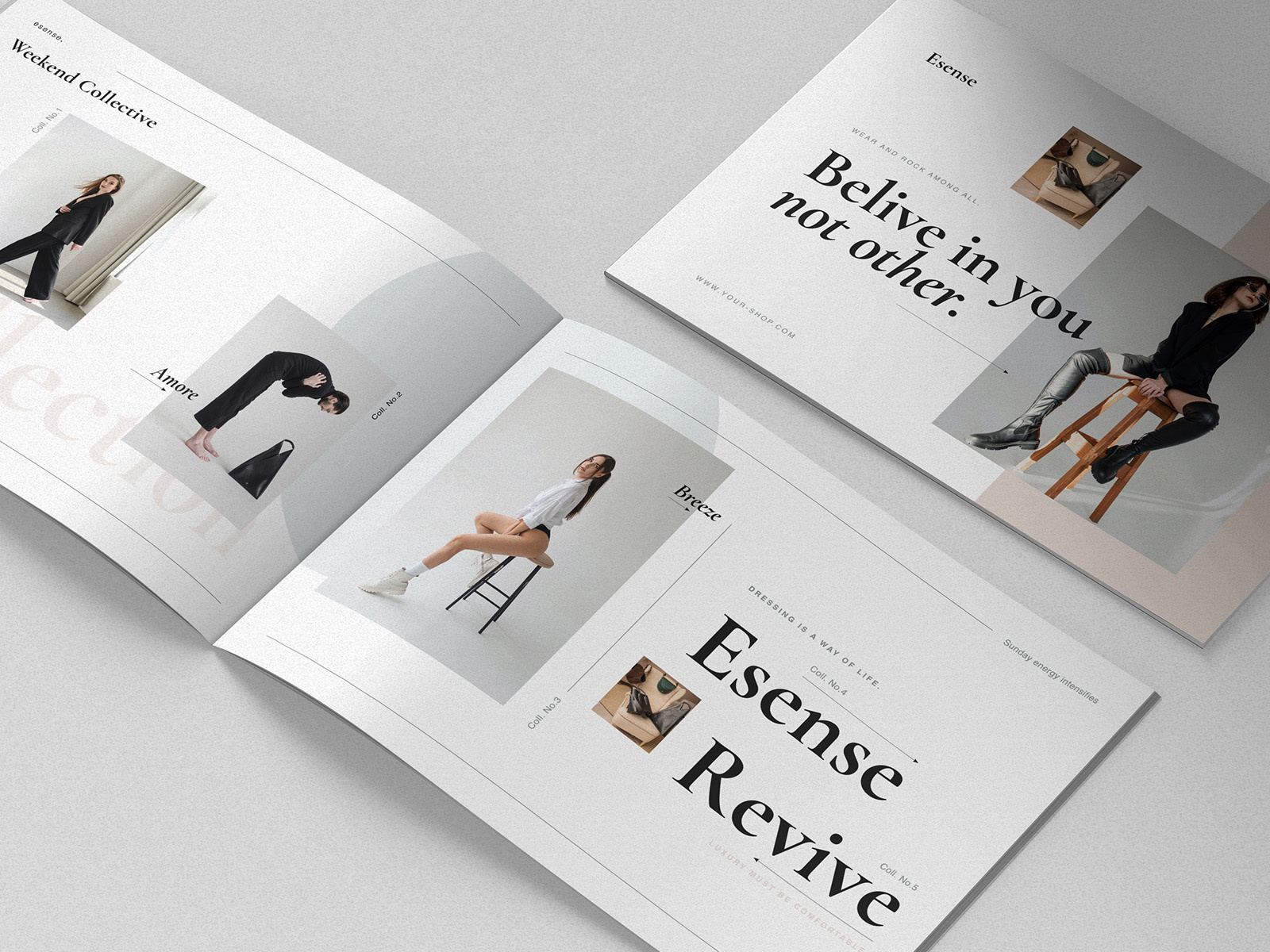 Esence Fashion Style Brochure by Adis Cengic on Dribbble