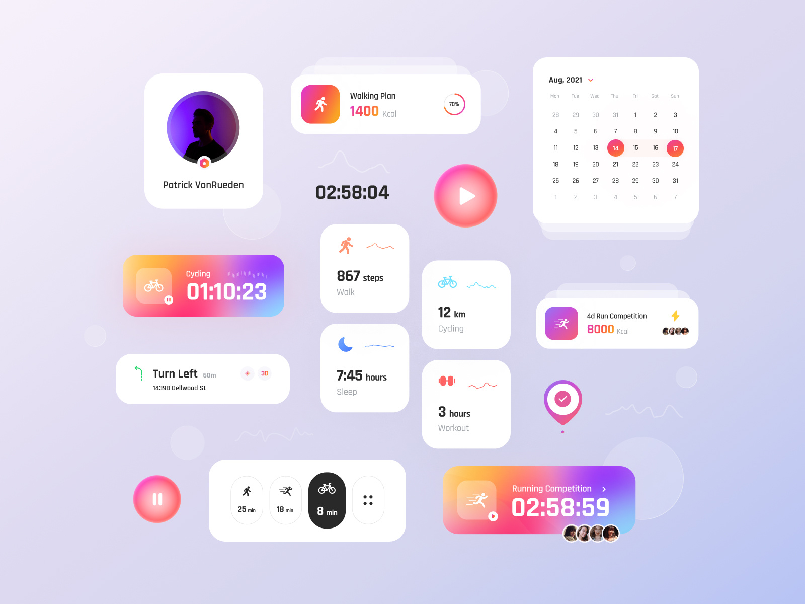 My Tracker - Activity Tracker App by Mohammad Hashemi for Duxica on ...