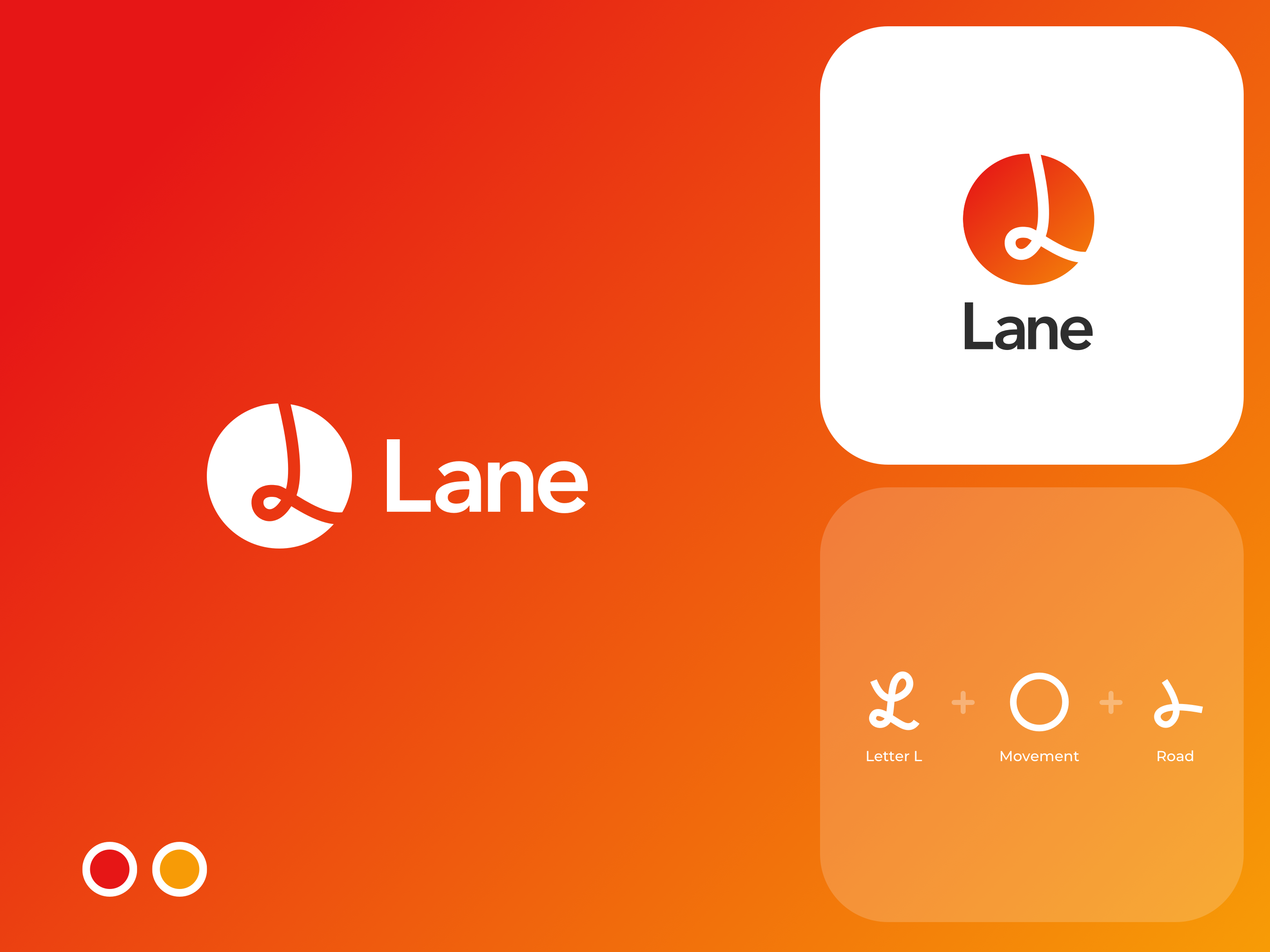 Lane logo design by Maxime Routier on Dribbble