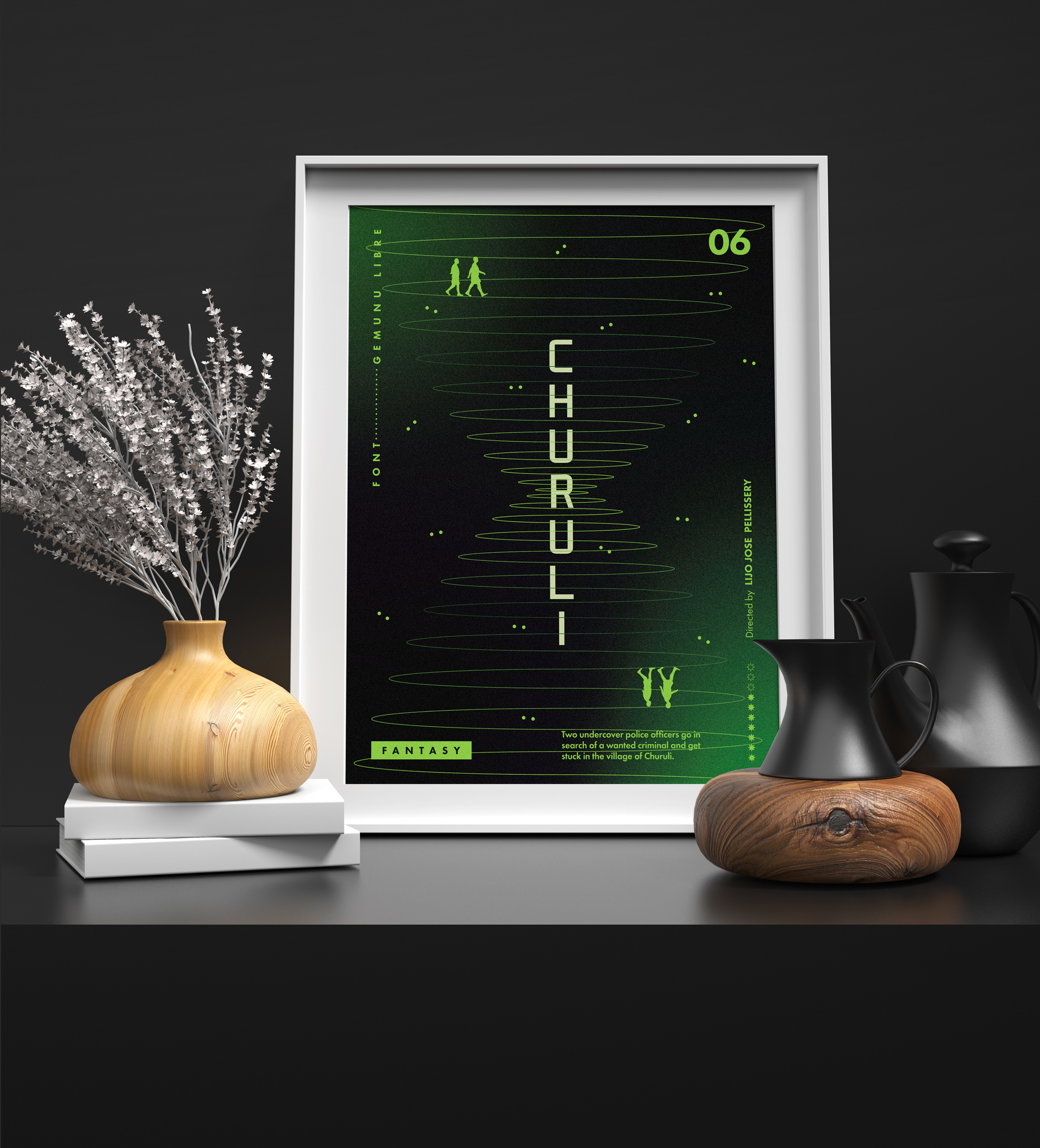 Minimal Movie Poster- CHURULI by Deligion on Dribbble