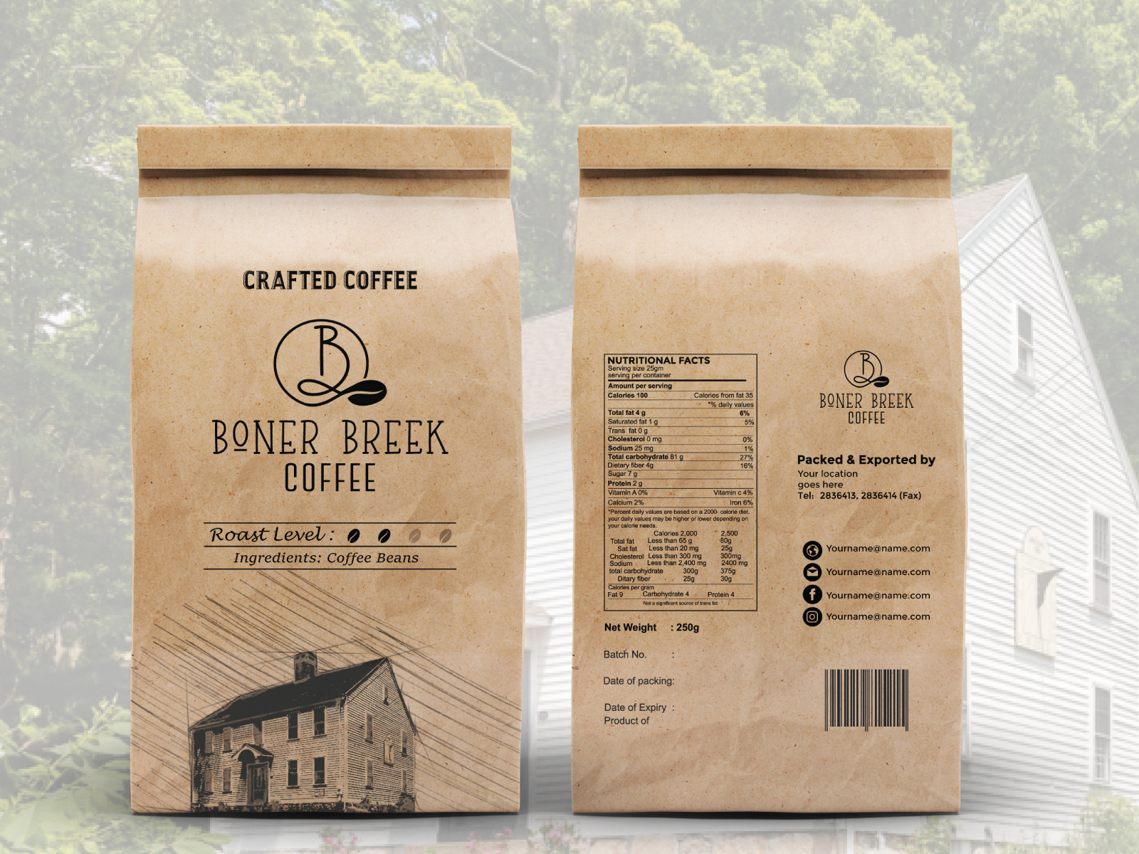 Craft packaging by badhan666 on Dribbble