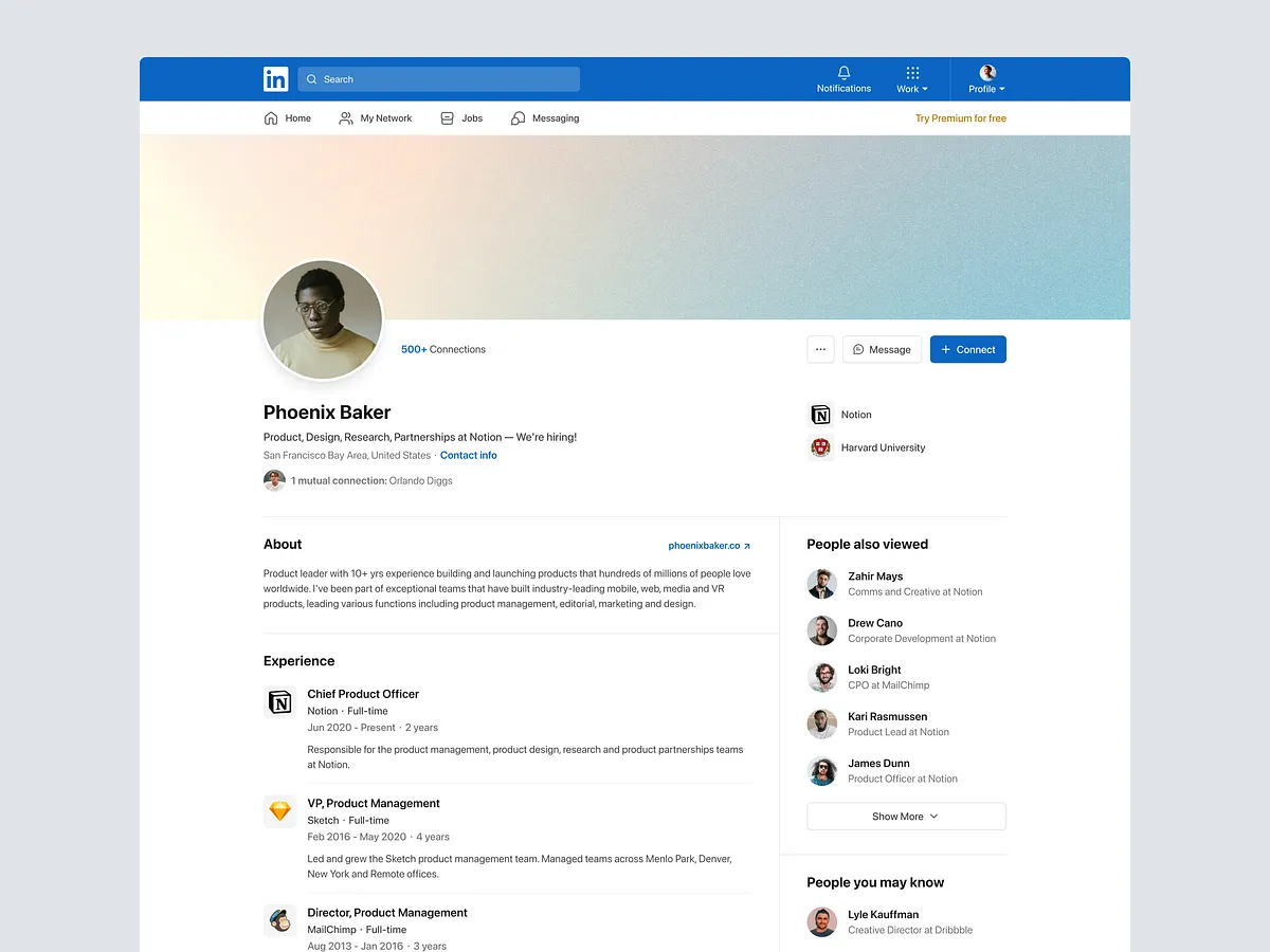 Browse thousands of Linkedin Redesign images for design inspiration ...