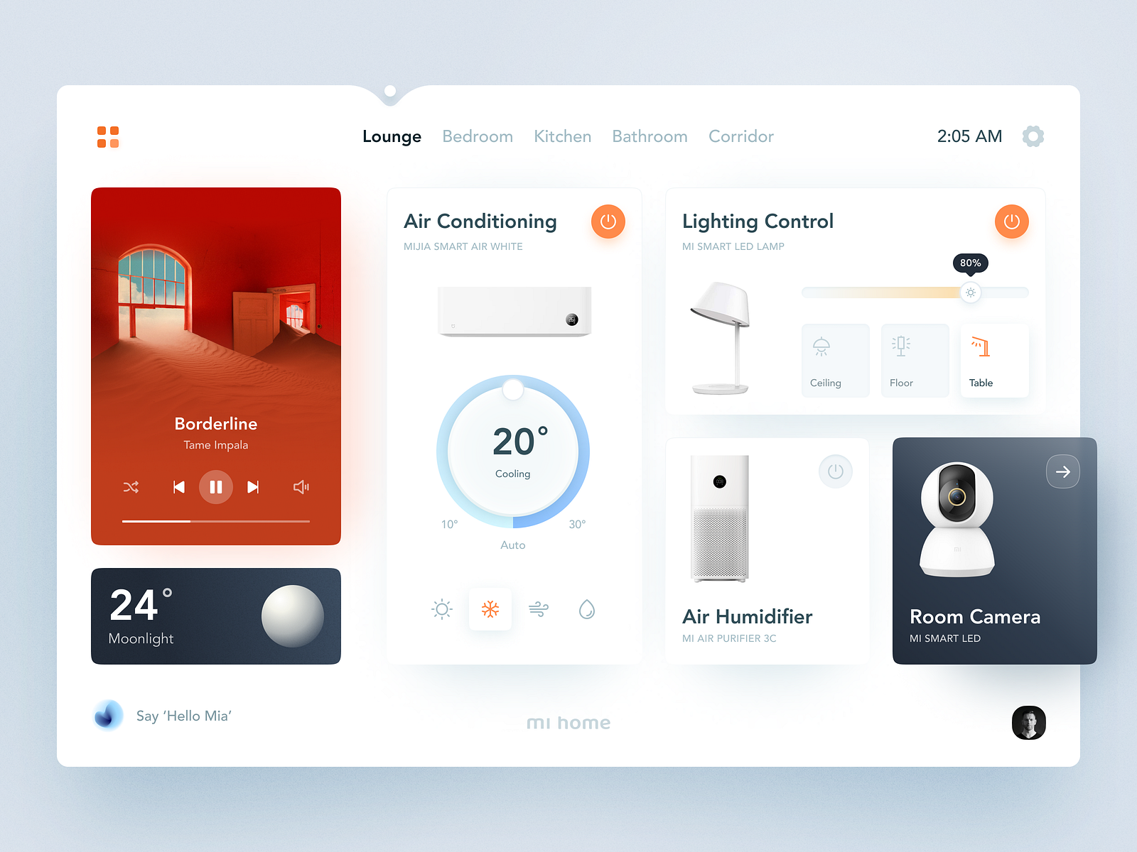 Mi Home hub concept by Maxim Synyava for Qubstudio: Digital Product Design Agency on Dribbble