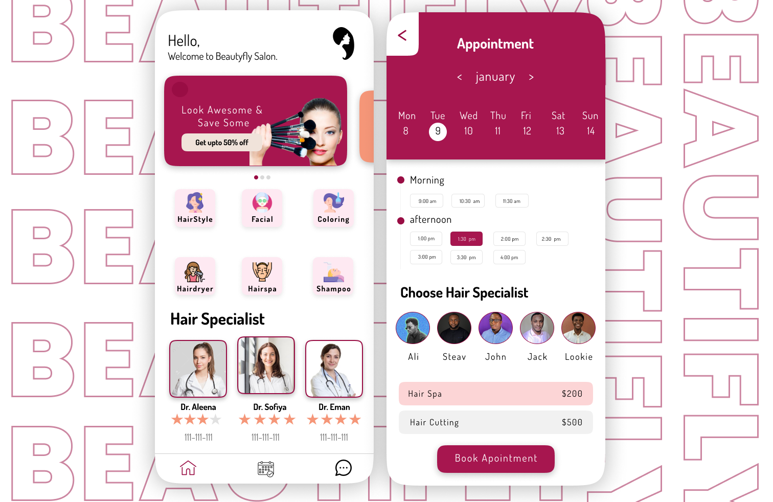 BEAUTIFLY by Muhammad Shakir on Dribbble