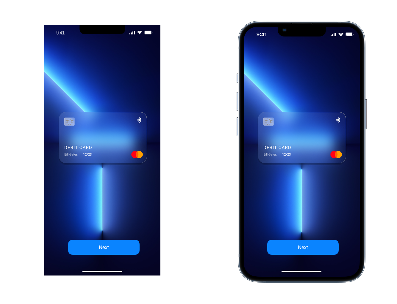 Debit card prototype by Evgeniy Volkov on Dribbble