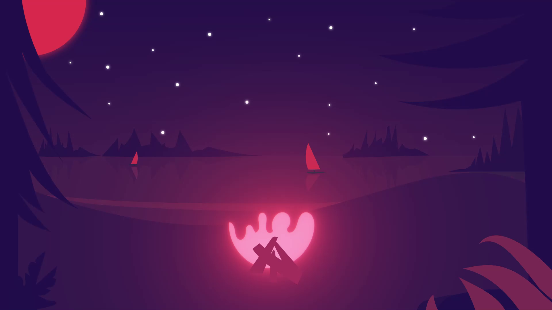 Night Beach by Abhishek Kumar on Dribbble