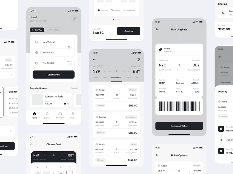 Train Booking 🚆 by Rizki AR Khomaini for Dipa Inhouse on Dribbble