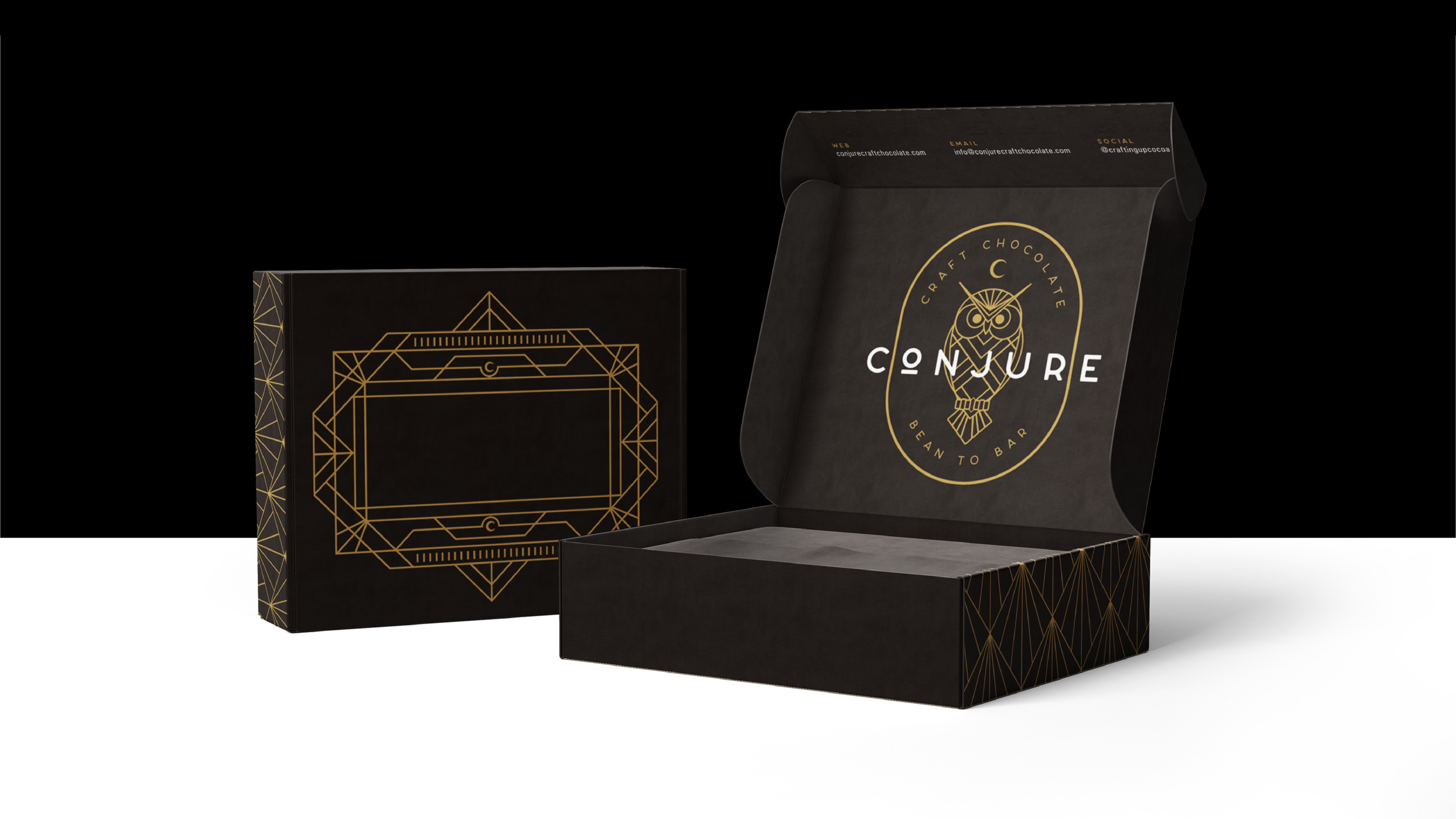 Conjure Craft Chocolate Branding Refresh by Mary Struble on Dribbble