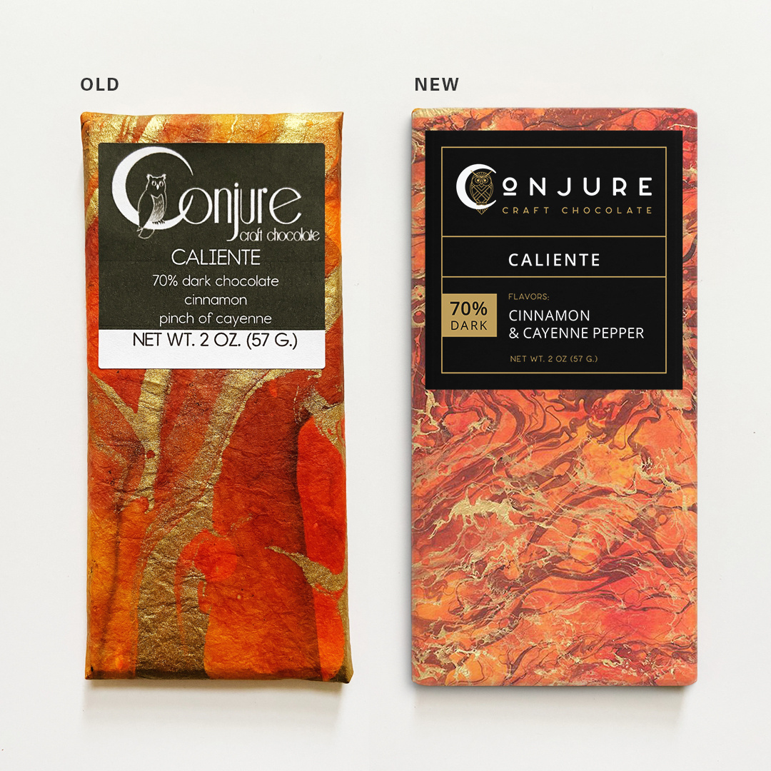 Conjure Craft Chocolate Branding Refresh by Mary Struble on Dribbble