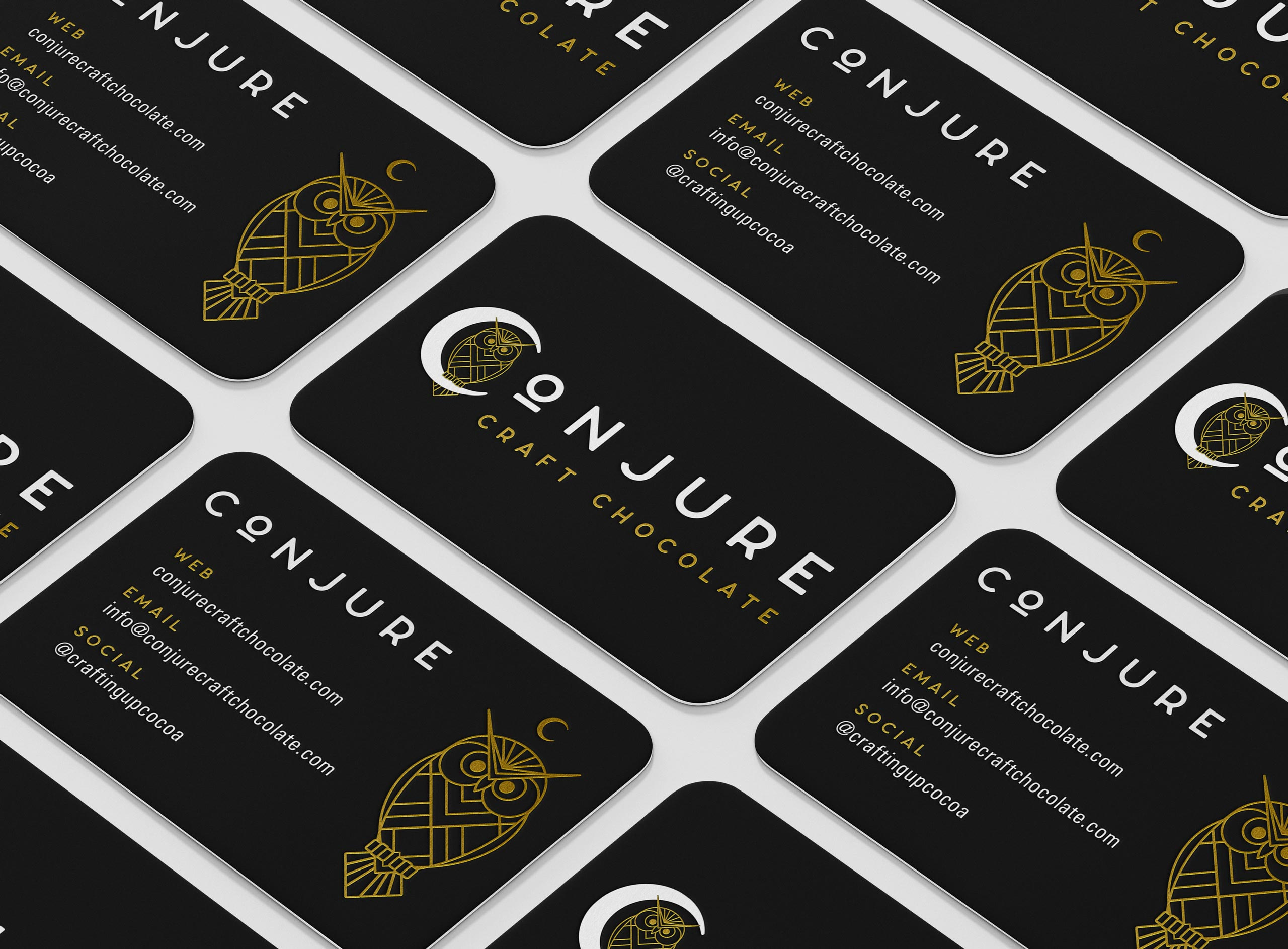 Conjure Craft Chocolate Branding Refresh by Mary Struble on Dribbble