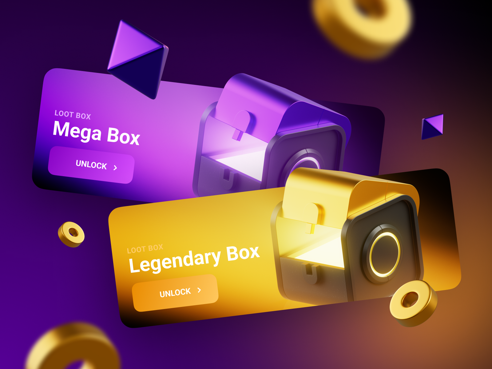 Loot Boxes by Artemarty for ~/.space307 on Dribbble Loot Boxes by Artemarty for ~/.space307 on Dribbble
