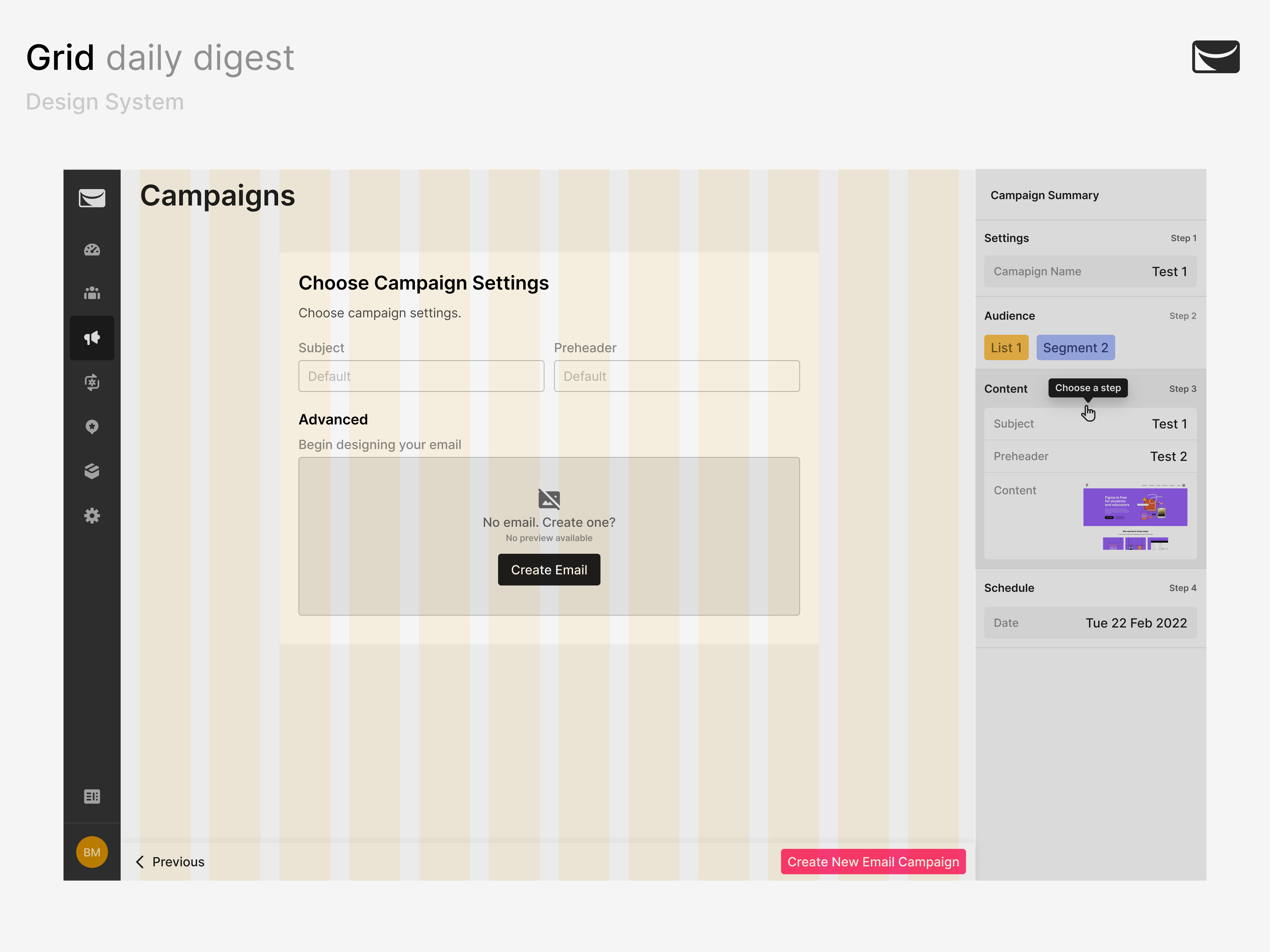 Sendlane Platform – Grid System by Anna Meleshina for Balkan Brothers ...