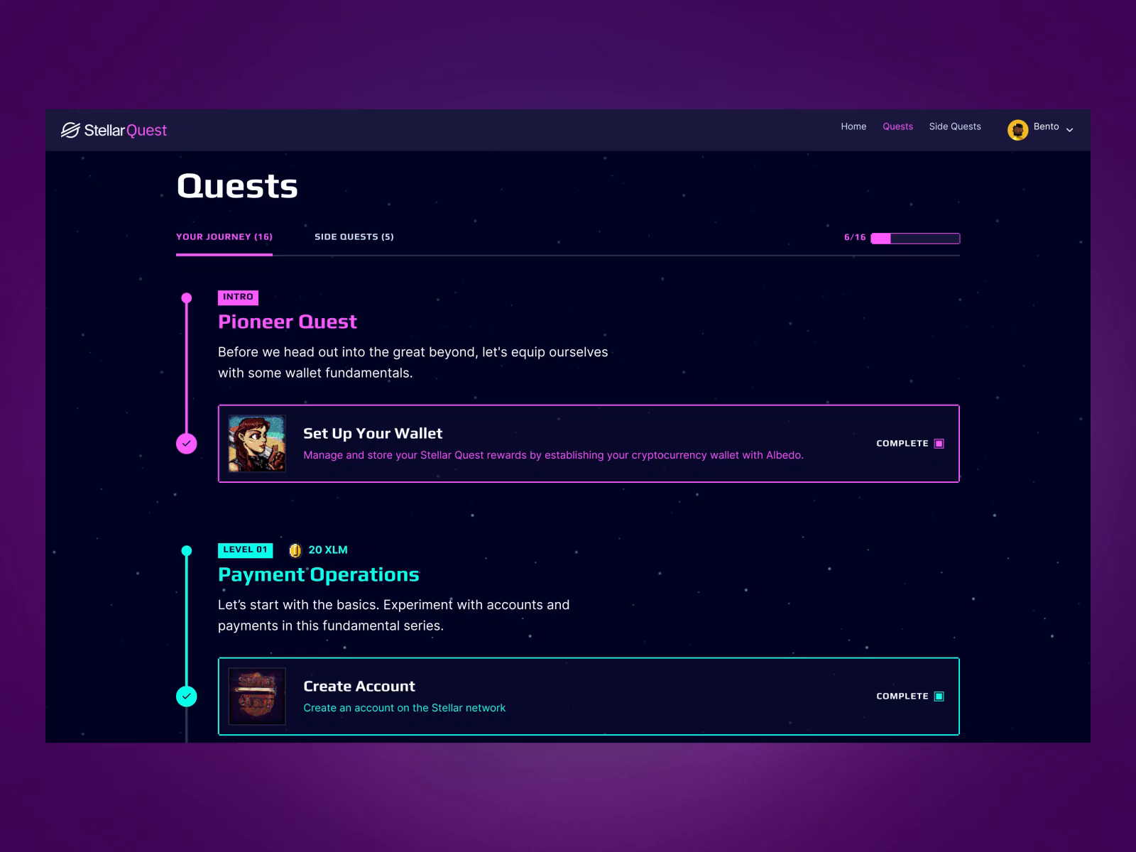 Stellar Quest (Prototype) by Jose Bento for Heyo on Dribbble