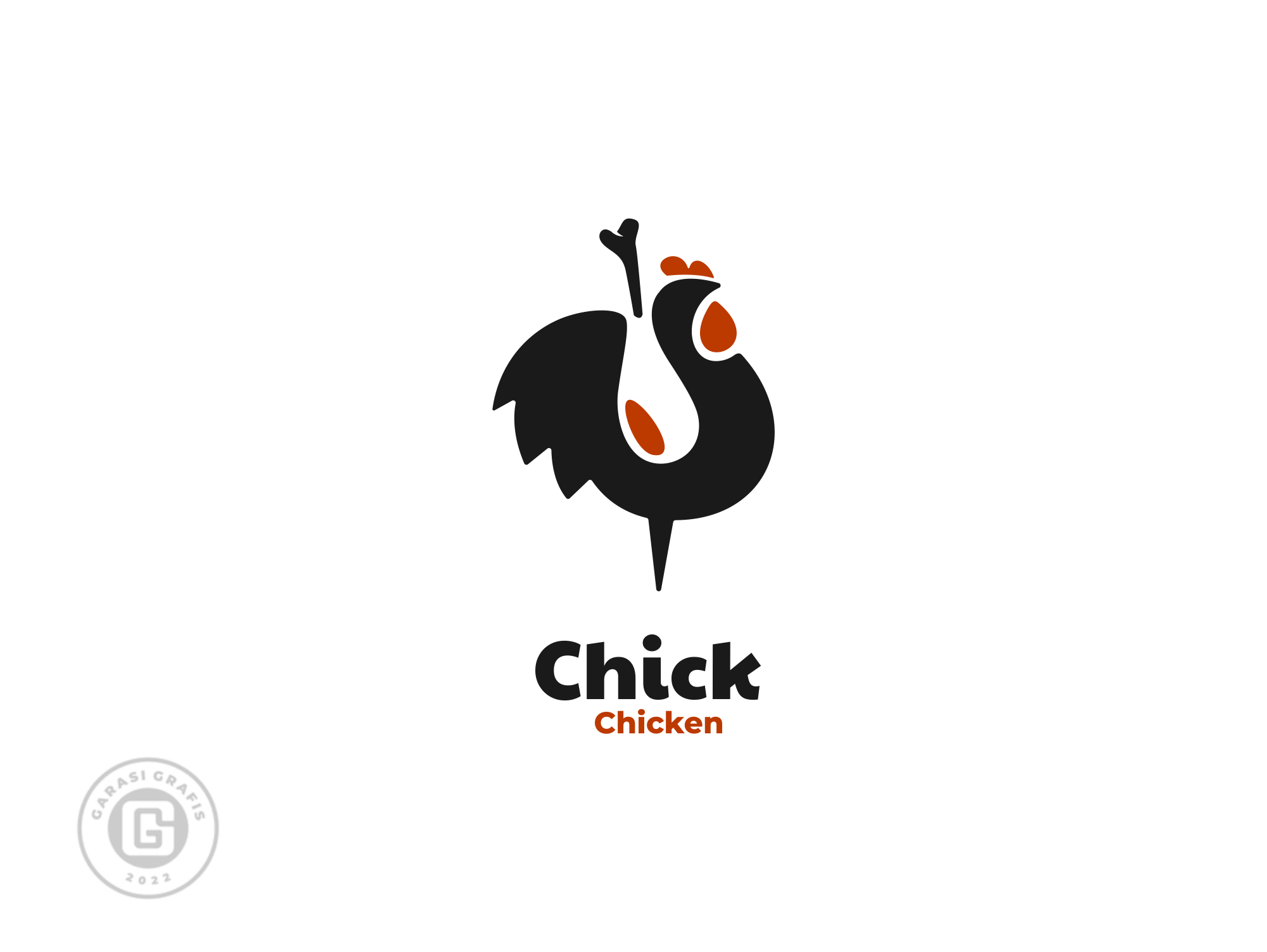 Chick Logo SpitFire Chicken Clanin Creative