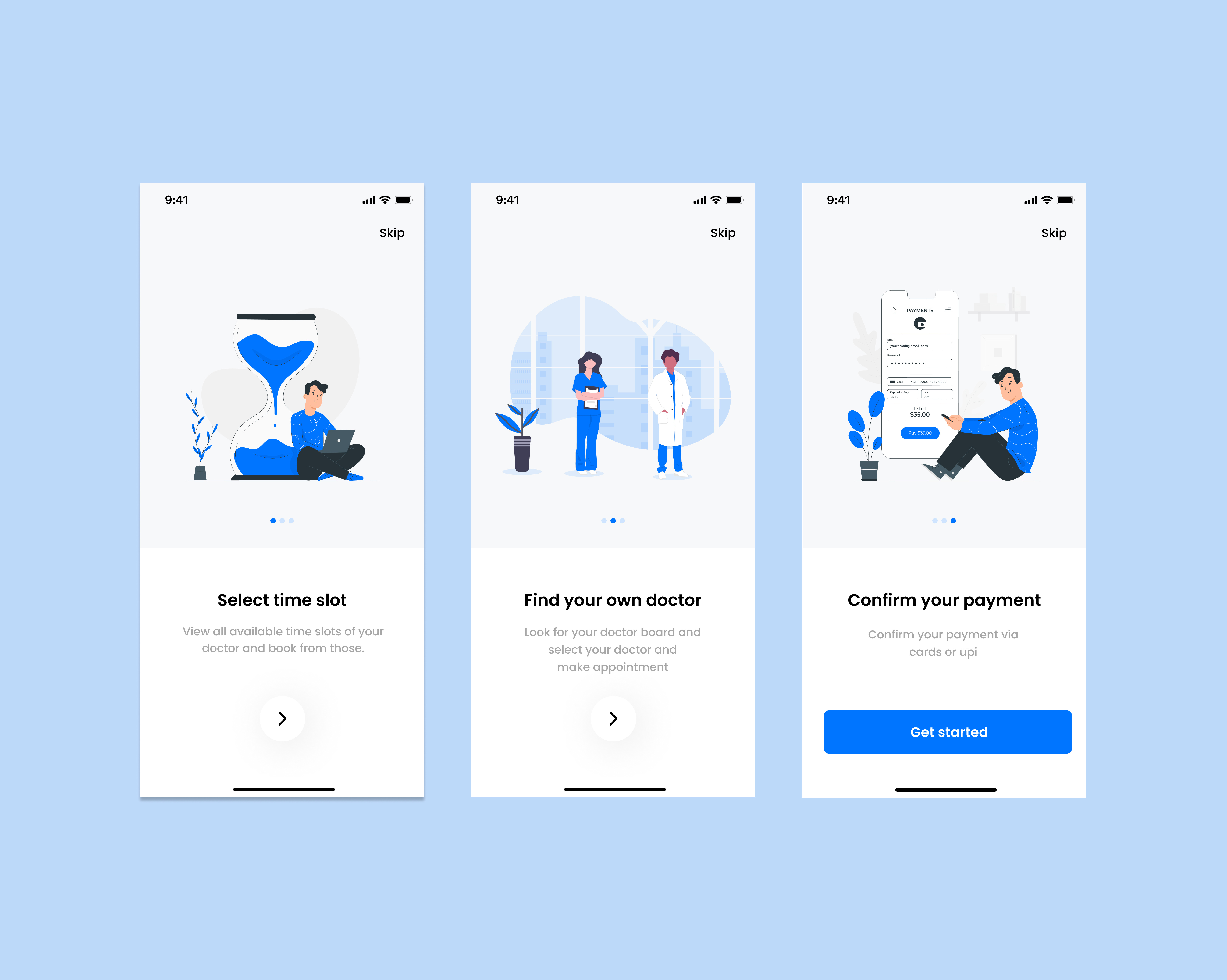 HEALAID- Therapy Booking App Walkthrough screens by Praharsha KV on ...