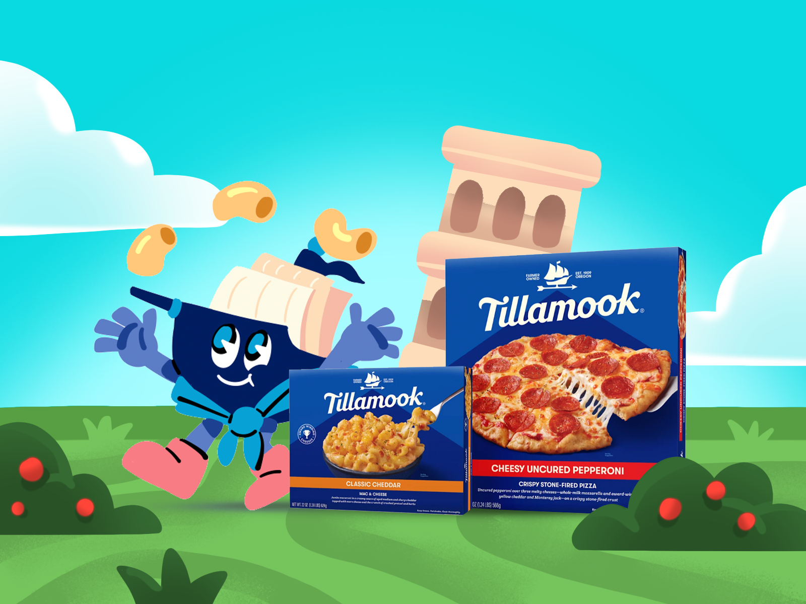 Tillamook - Brand Mascot Illustration by Odama on Dribbble