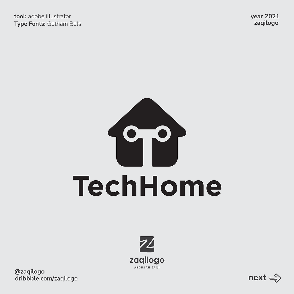 Tech home by zaqilogo on Dribbble