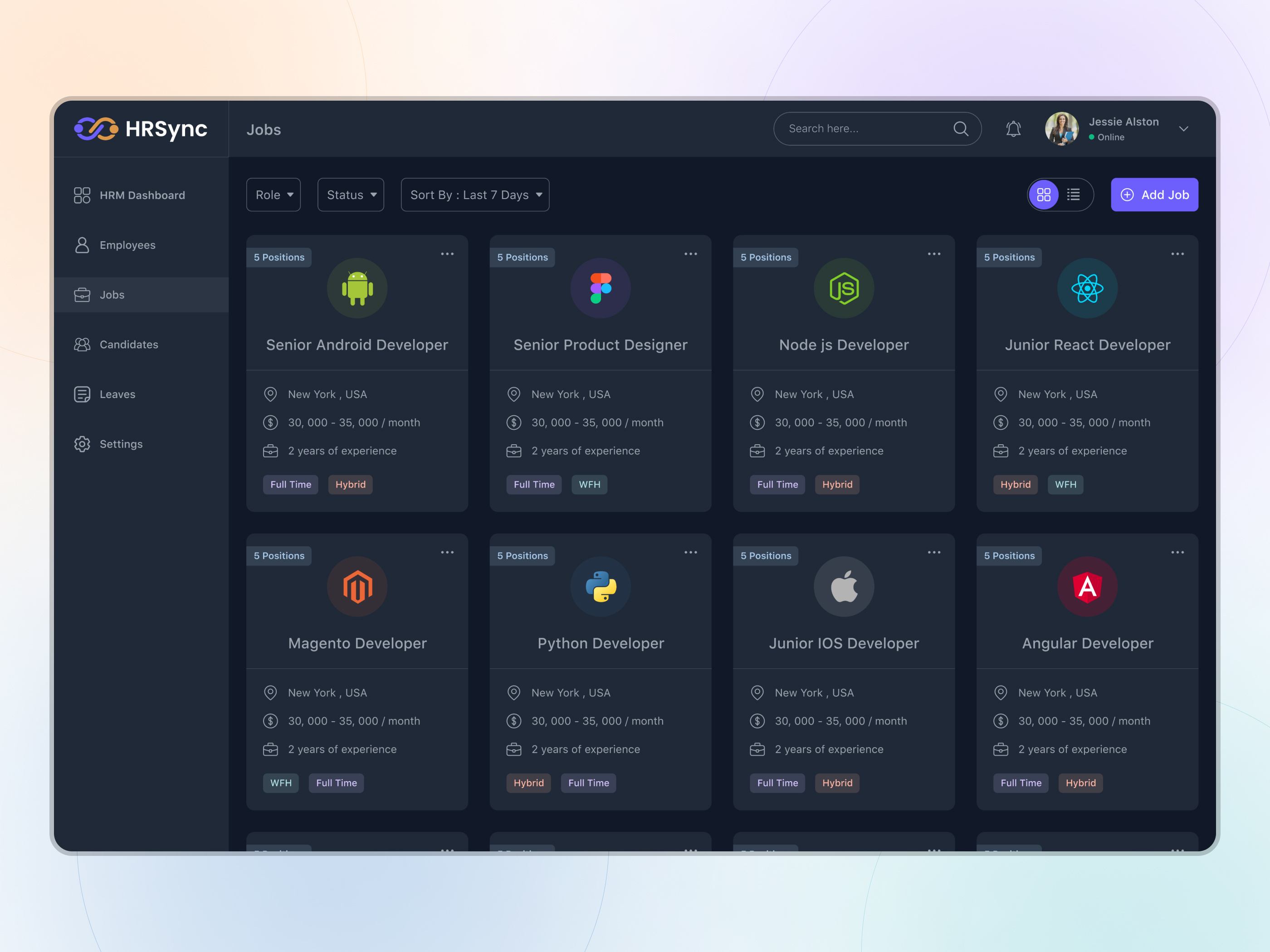 HR Management System by XongoLab Technologies LLP on Dribbble