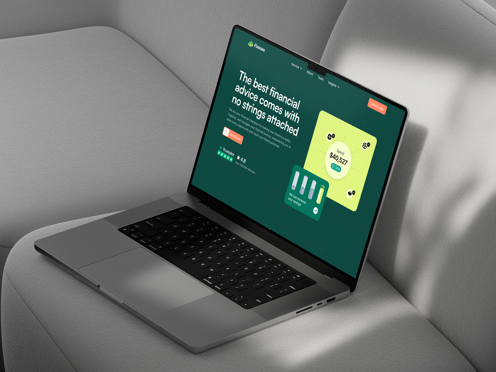 Financial Consultancy Website UI UX Design by FocoTik UI/UX Agency on ...